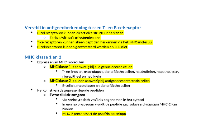 Mechanisme van Adaptieve Immuniteit in Immunologie (BIO 101) - Studeersnel
