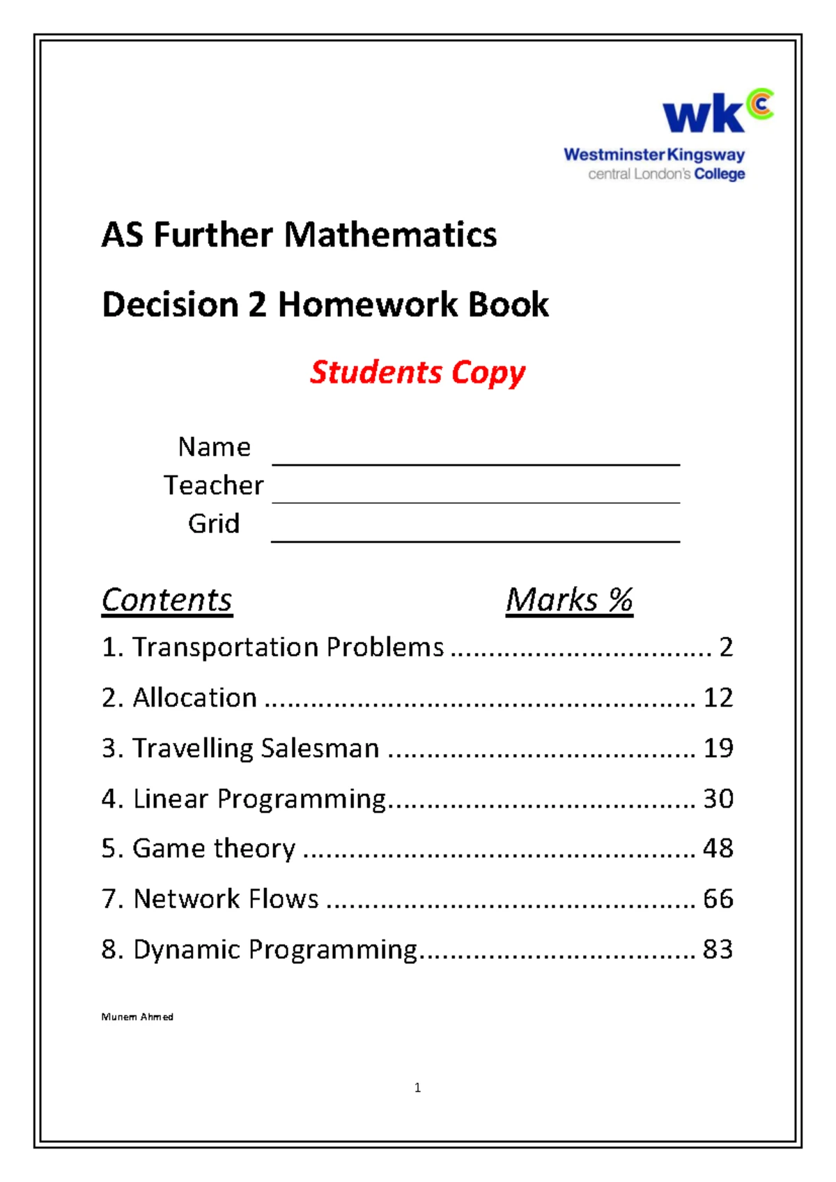 A Level Mathematics and Further Mathematics - Bicen Maths Links - AS ...