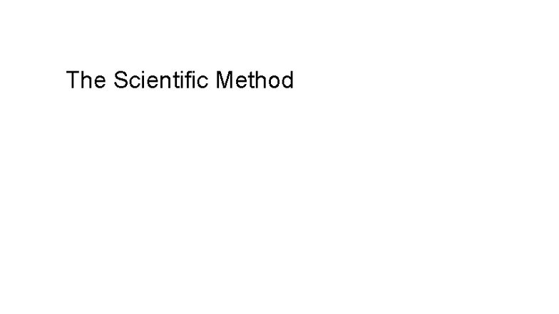 Understanding the Scientific Method: A Dynamic Exploration of Science ...