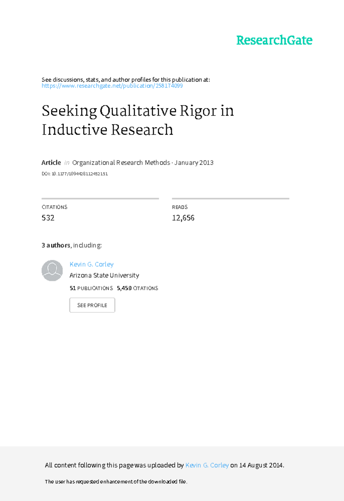 Gioia Method - Seeking Qualitative Rigor in Inductive Research - See ...