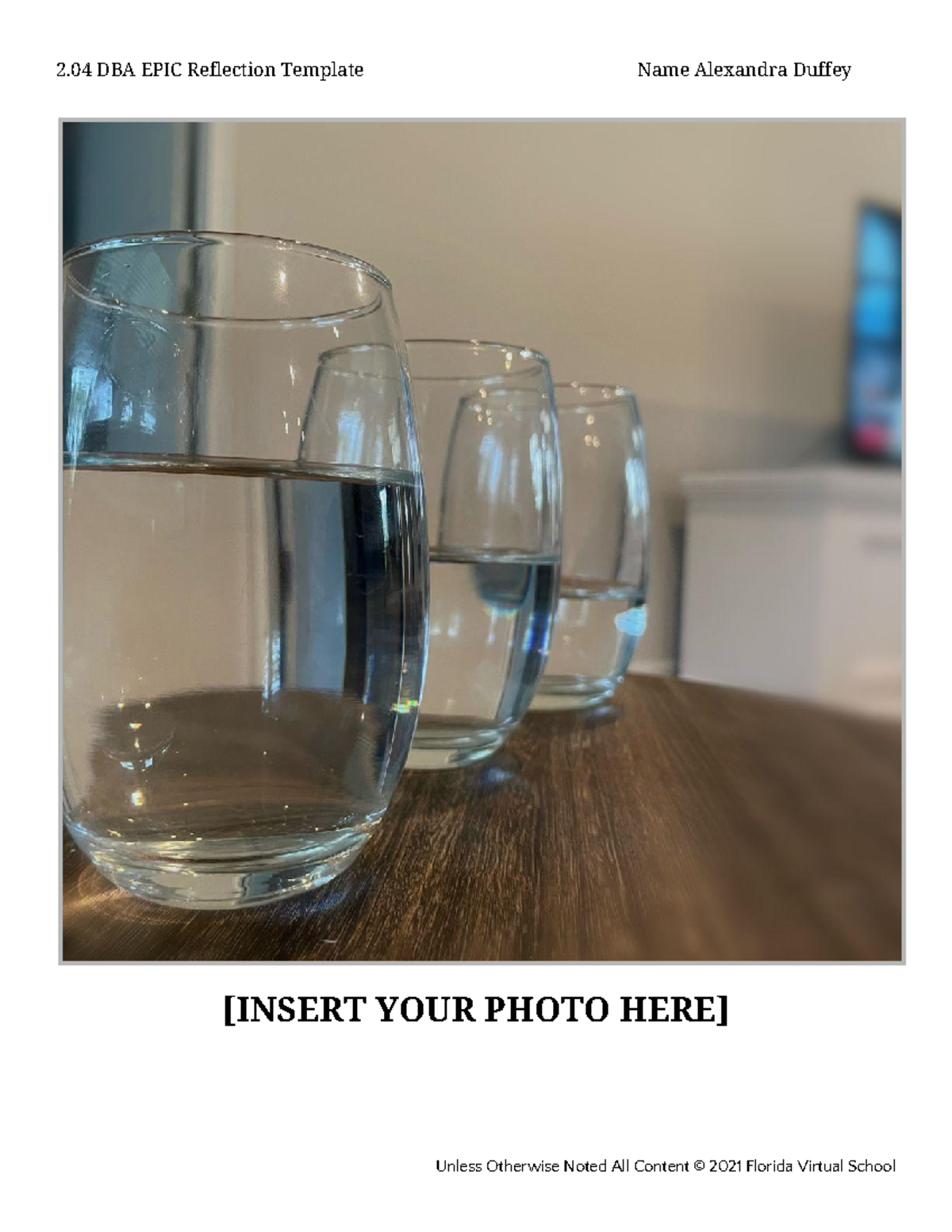2.04 DBA - Heyy - 2 DBA EPIC Reflection Template Name Alexandra Duffey ...