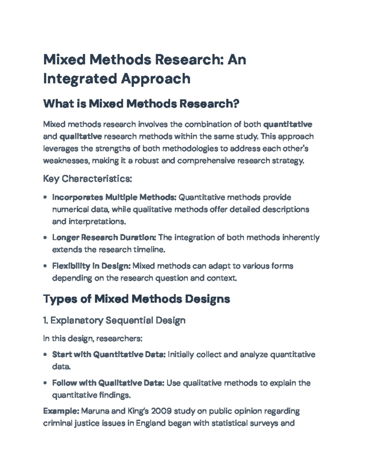 Mixed Methods Research: Comprehensive Approaches and Applications ...