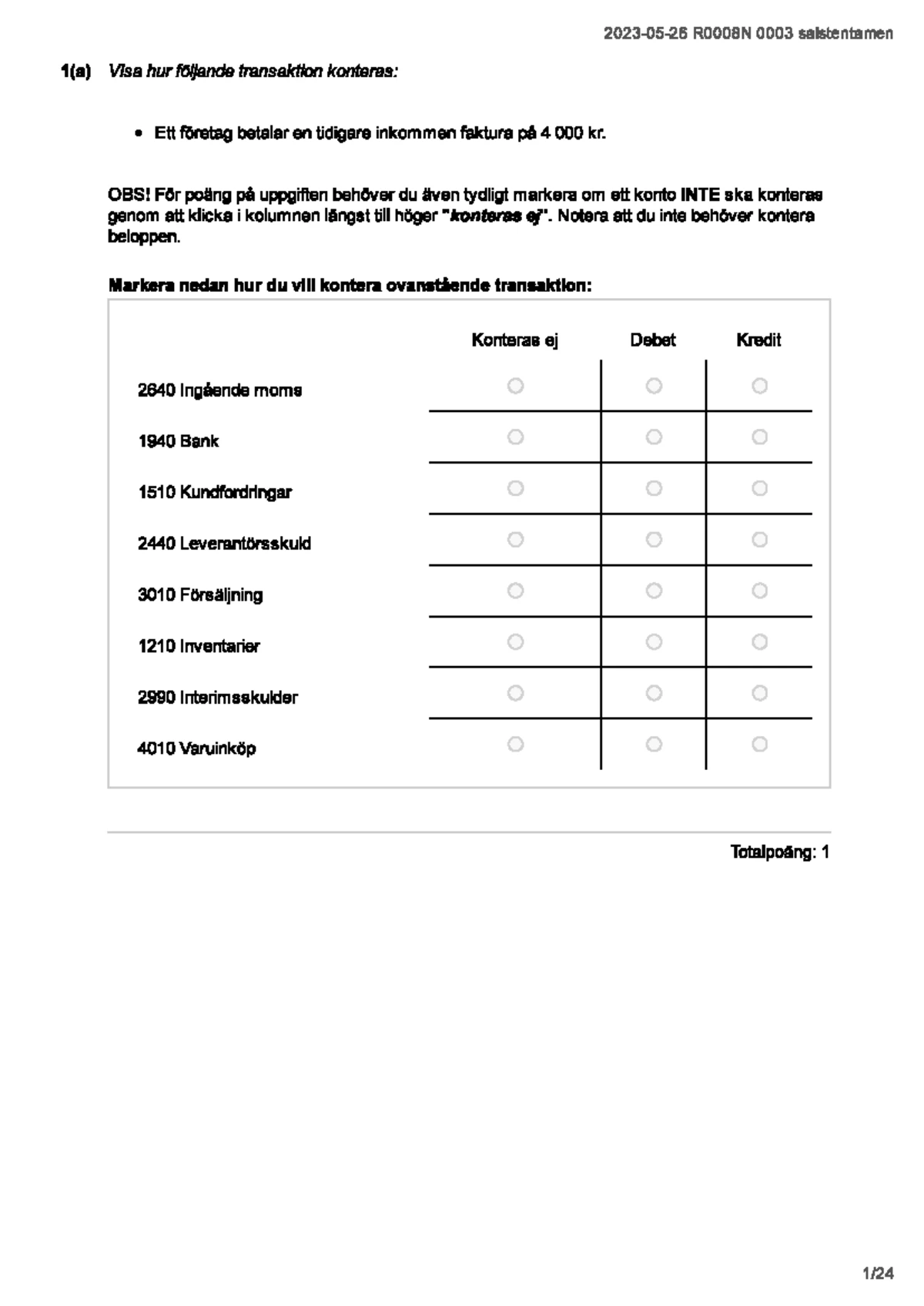 BAS 2025 - Kontoplan och Konteringsinstruktioner - Studocu