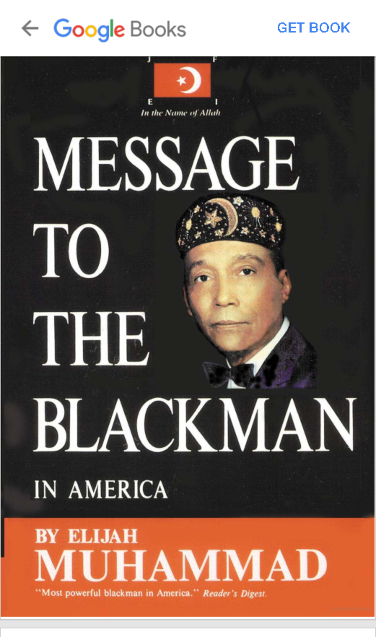 Message to the Blackman in America - Elijah Muhammad - Google Books ...
