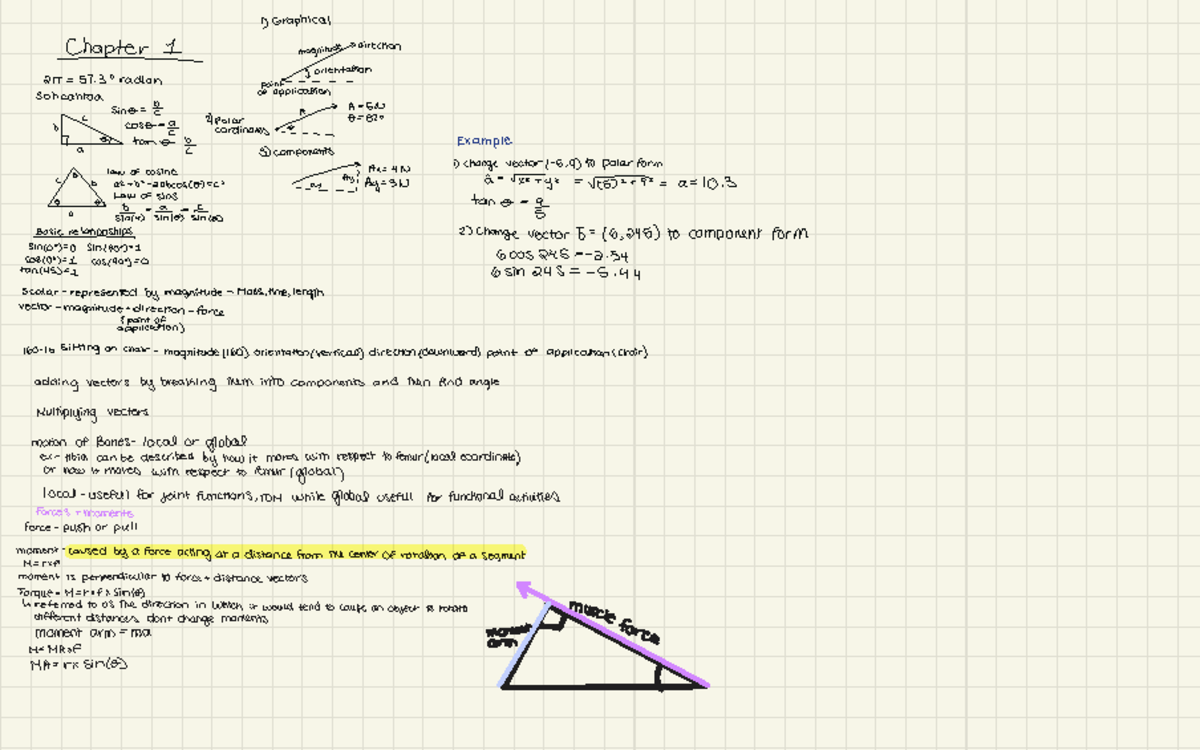 Physics 101: Textbook Notes on Chapters 1 & 2 Concepts - Studocu