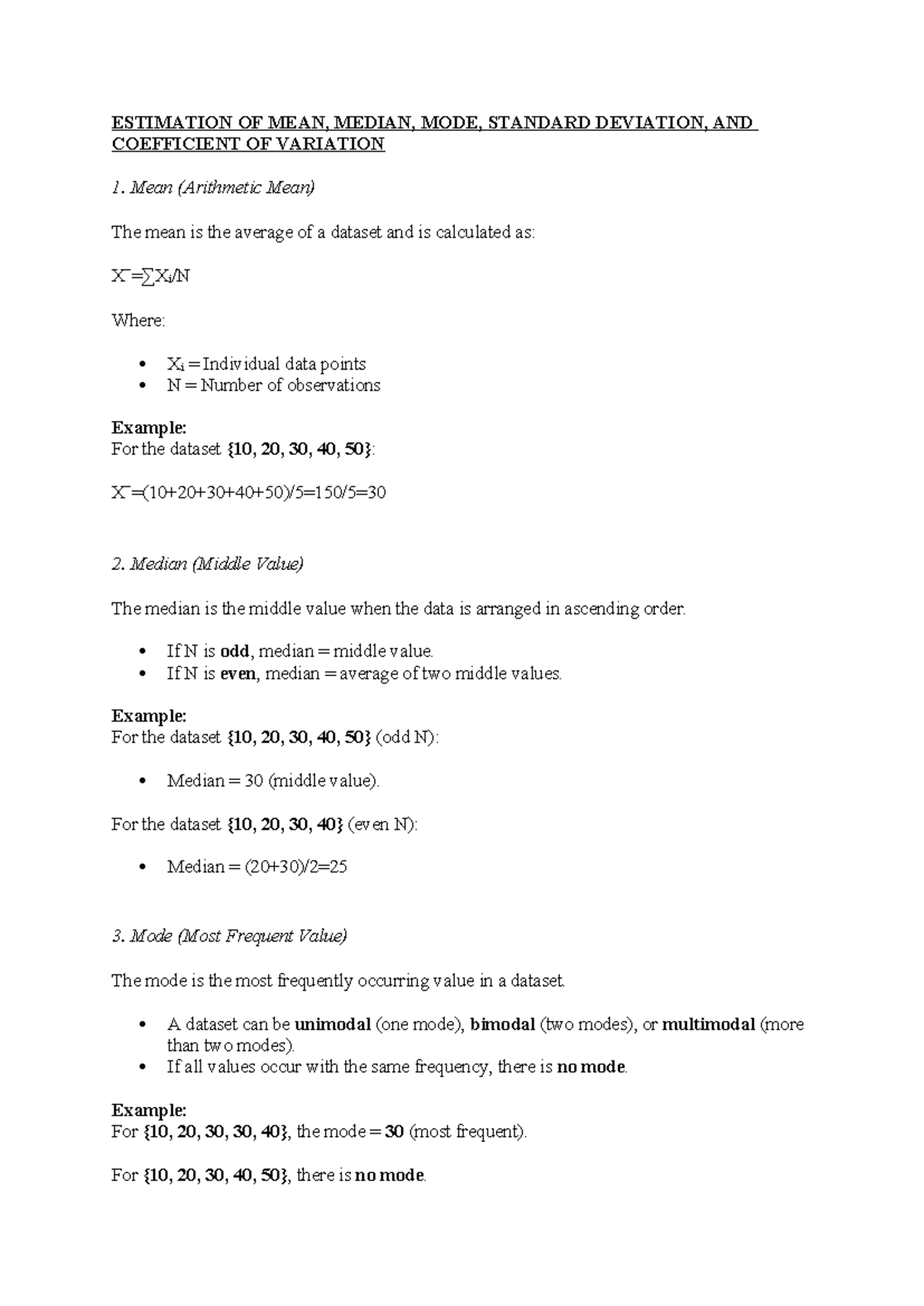Module 2 SPSS: Descriptive Analysis of Statistical Measures - Studocu