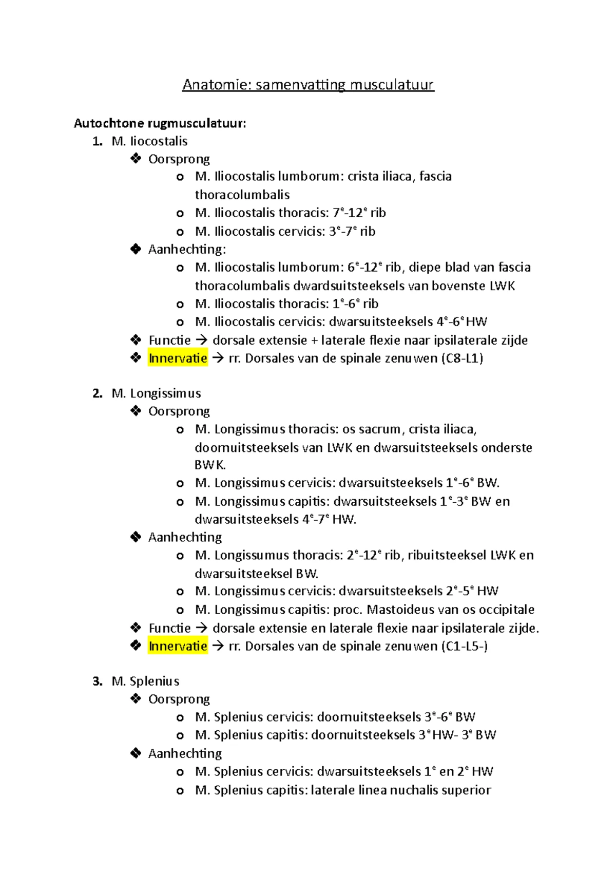 Algemene begrippen: anatomische positie, vlakken, assen en termen (pdf ...