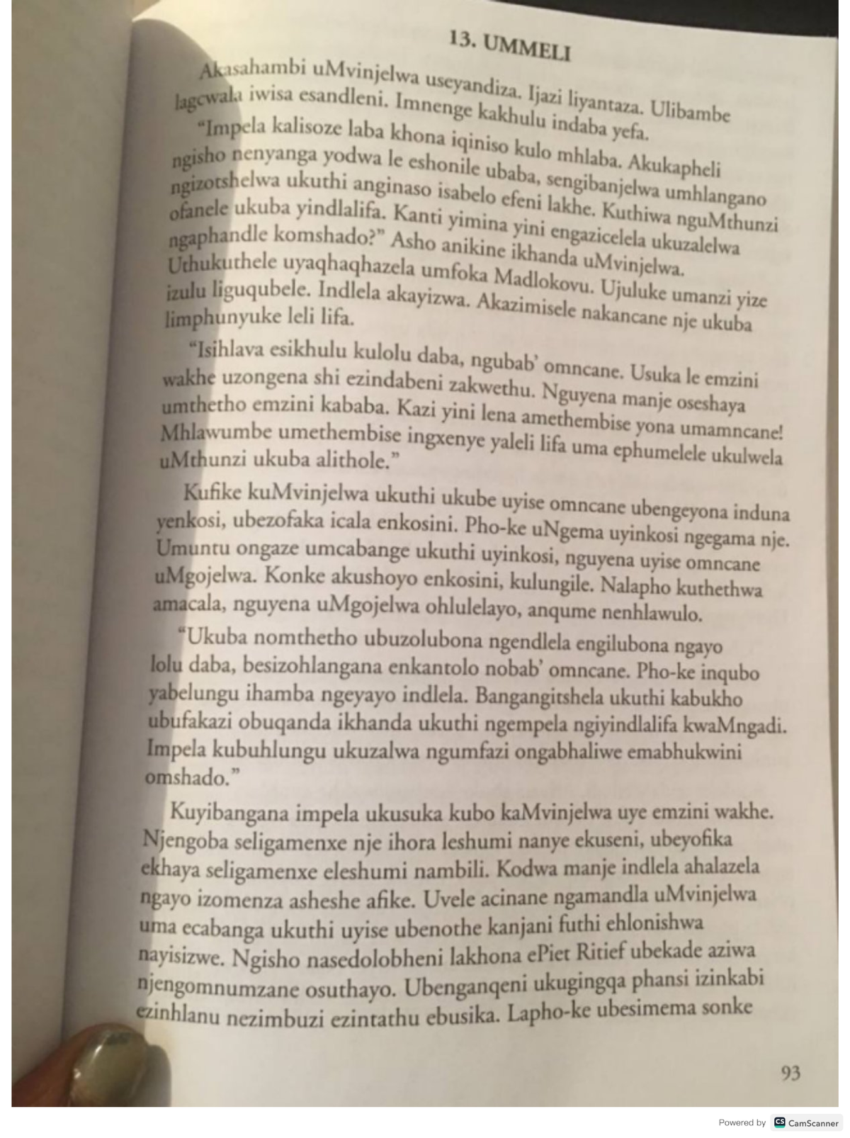 Ummeli Indatshana: Ukuhlola Ifa LikaMvinjelwa kuMthunzi - ISF 103 - Studocu