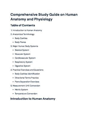 Human Anatomy & Physiology: Structure, Function, and Systems Overview ...