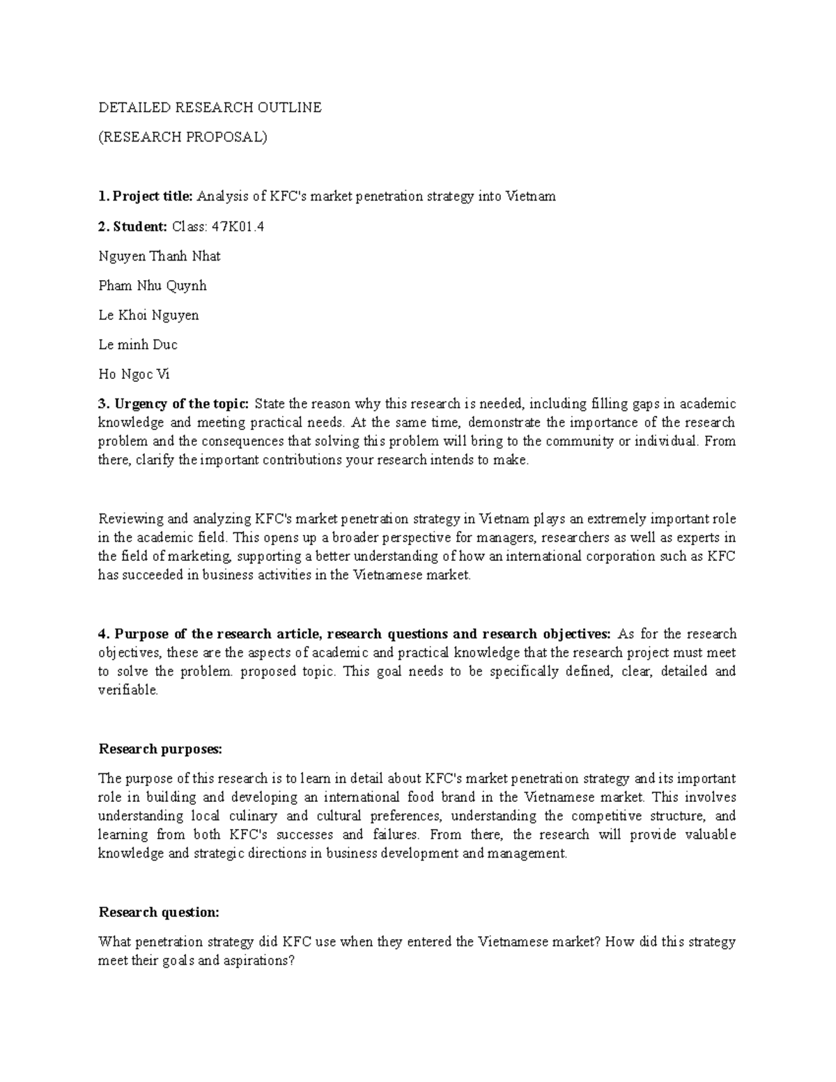 Detailed- Research- Outline - DETAILED RESEARCH OUTLINE (RESEARCH ...