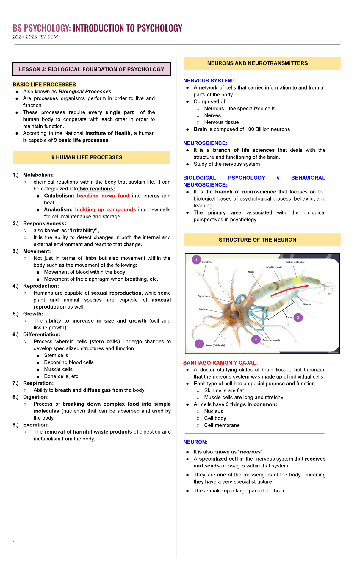 ITP MIDTERM CHAPTER 1,2,3,9 - BS PSYCHOLOGY: INTRODUCTION TO PSYCHOLOGY 2024-2025, 1ST SEM ...