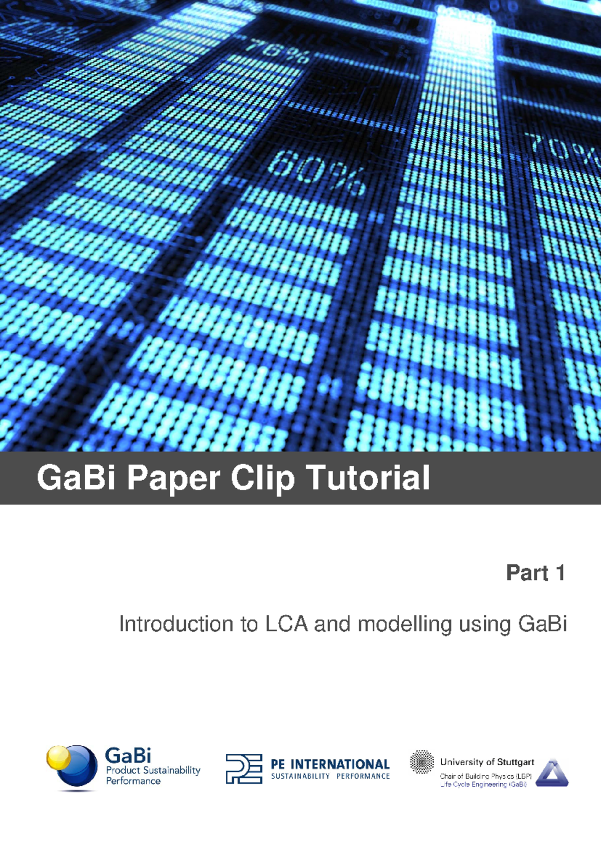 GaBi LCA Paperclip Tutorial: Part 1 Overview and Modeling Steps - Studocu