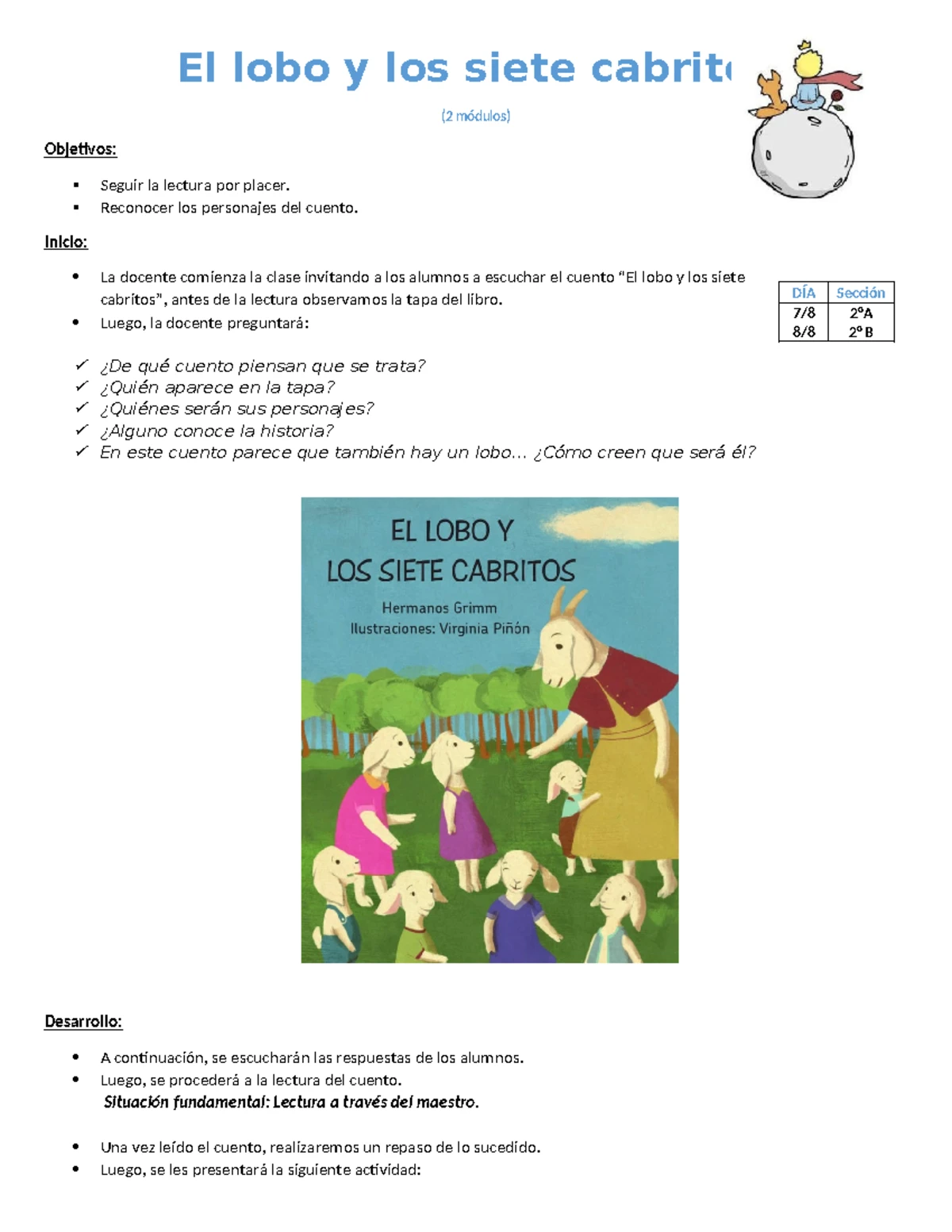 El lobo y los siete cabritos Secuencia 1 - El lobo y los siete cabritos ...