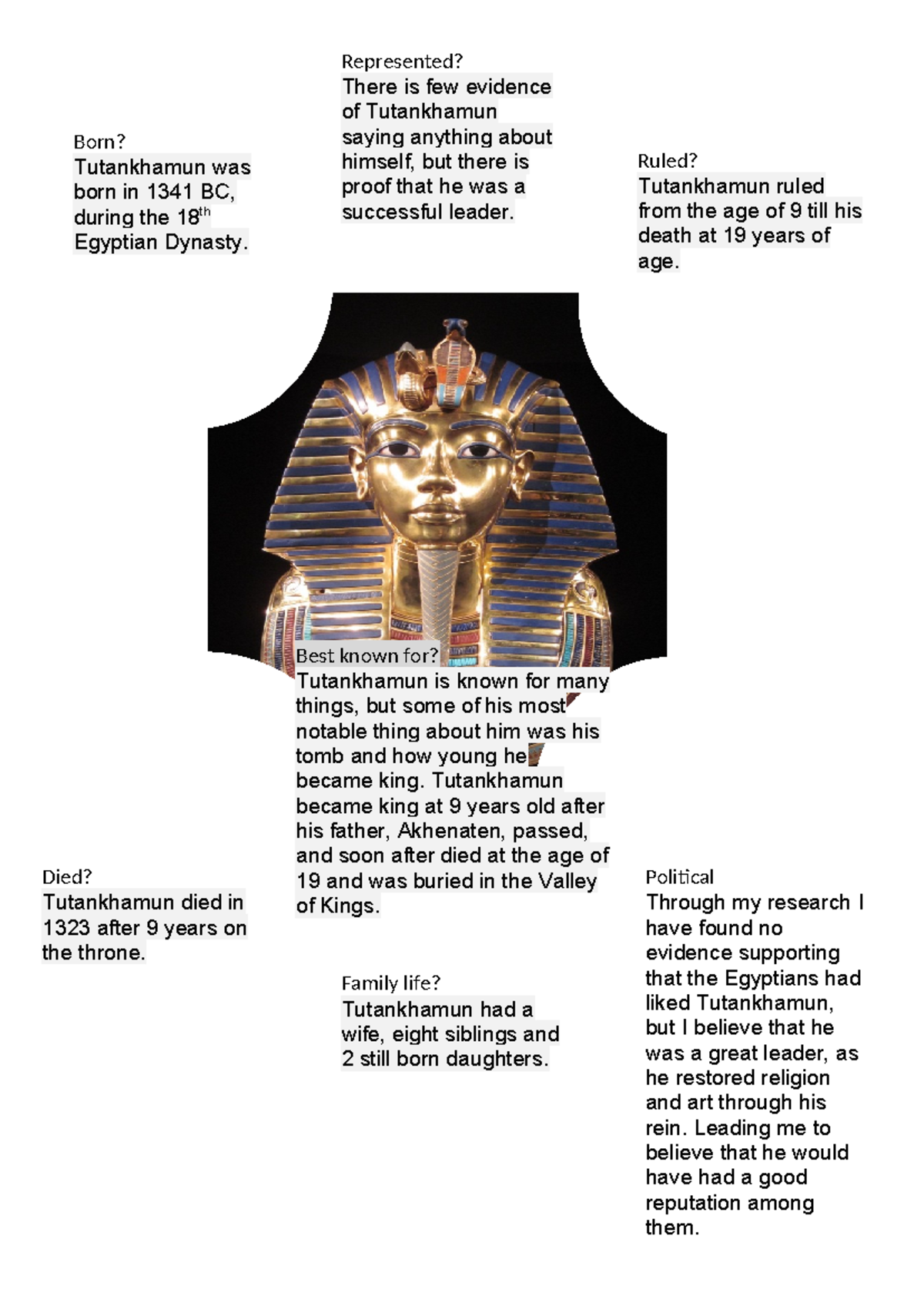 Tutankhamun: Life, Reign, and Legacy - History 101 Notes - Studocu