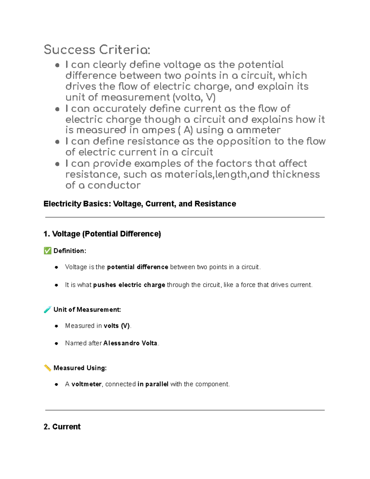 Electricity Basics: Understanding Voltage, Current, and Resistance ...