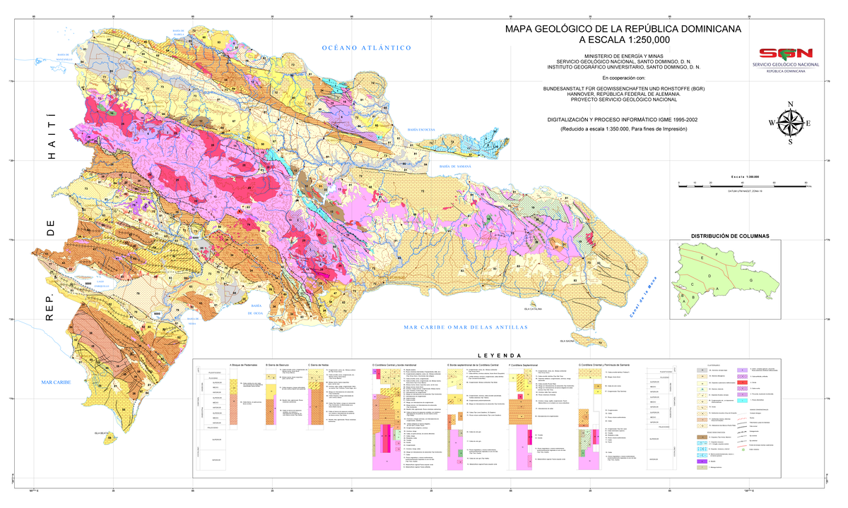 Mapa Geológico de la República Dominicana - Heh 2020 - Studocu