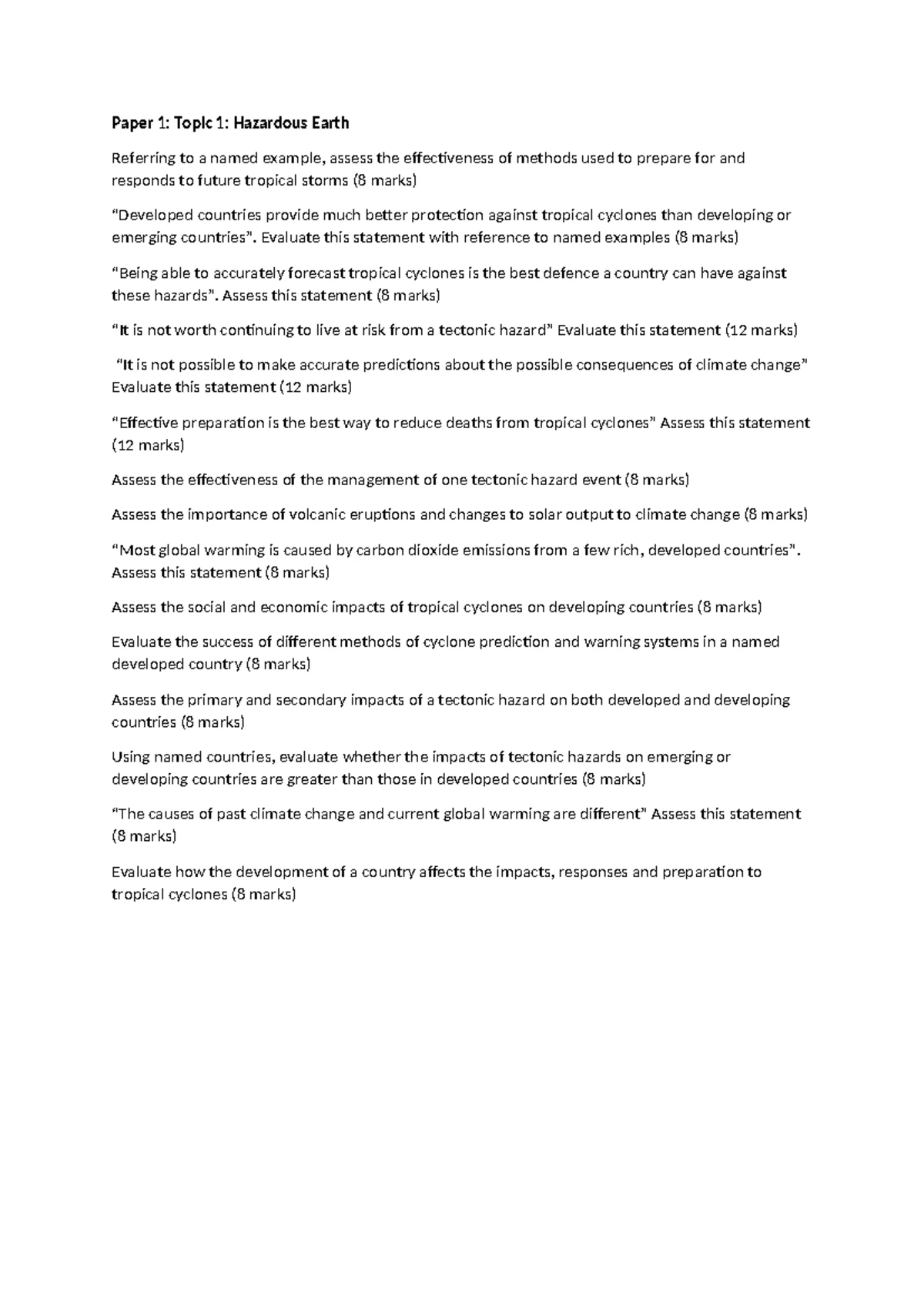 AQA English Language Paper 1 Model Answers: June 2018 - Mr. Fisher - Studocu