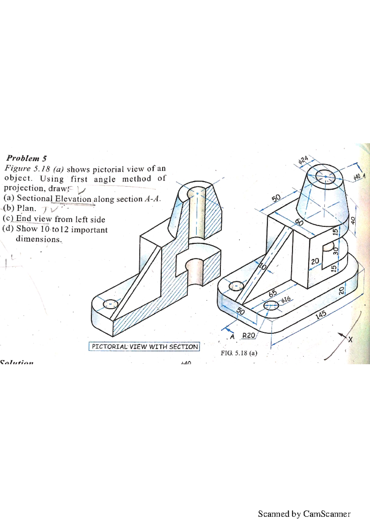 Assignment 6: Sectional Orthographic Projection Techniques - Studocu