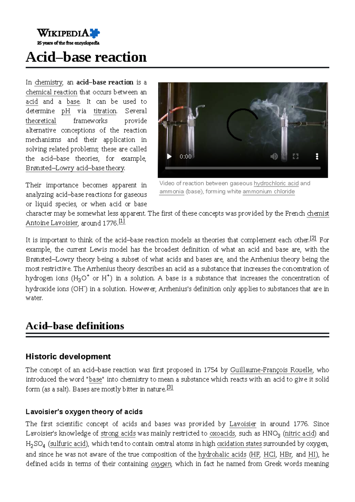 Acid-Base Reactions: Theories and Mechanisms in Chemistry - Studocu