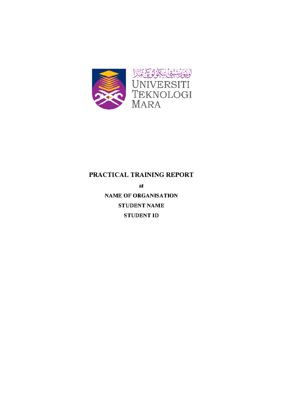 Practical Training Report for CSC339 - October 2024 Update - Studocu