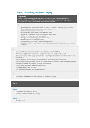 Criminal Statute Overview: Key Sections of CJA 1967 & 2003 Explained - Studocu