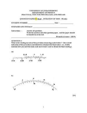 Experiment B - PHYSICS PRACTICALS: SEMESTER 1 1 EXPERIMENT B THE SIMPLE PENDULUM: AN EXERCISE IN ...