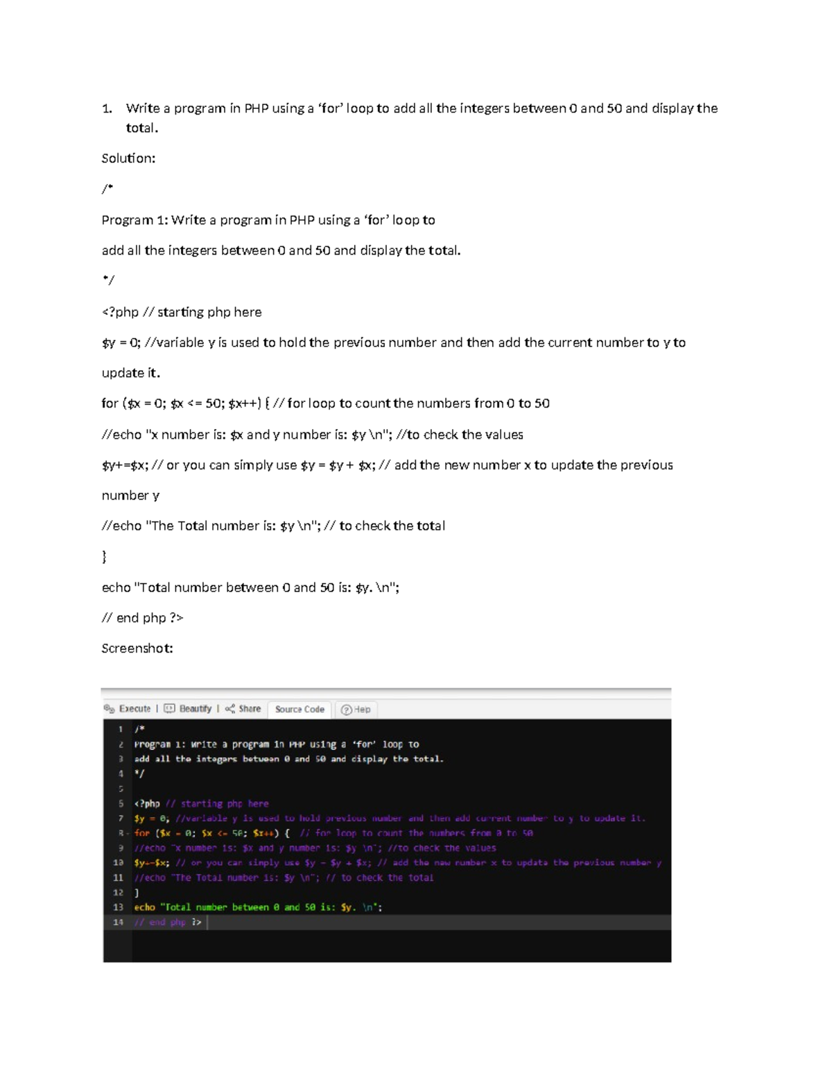 CS 2205-01 Unit 7 Programming Assignment Solutions in PHP - Studocu
