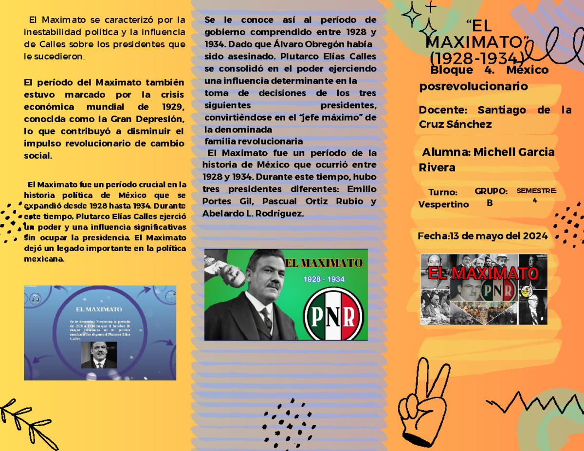 Tríptico sobre el maximato 20240513 120721 0000 - “EL MAXIMATO” (1928 ...