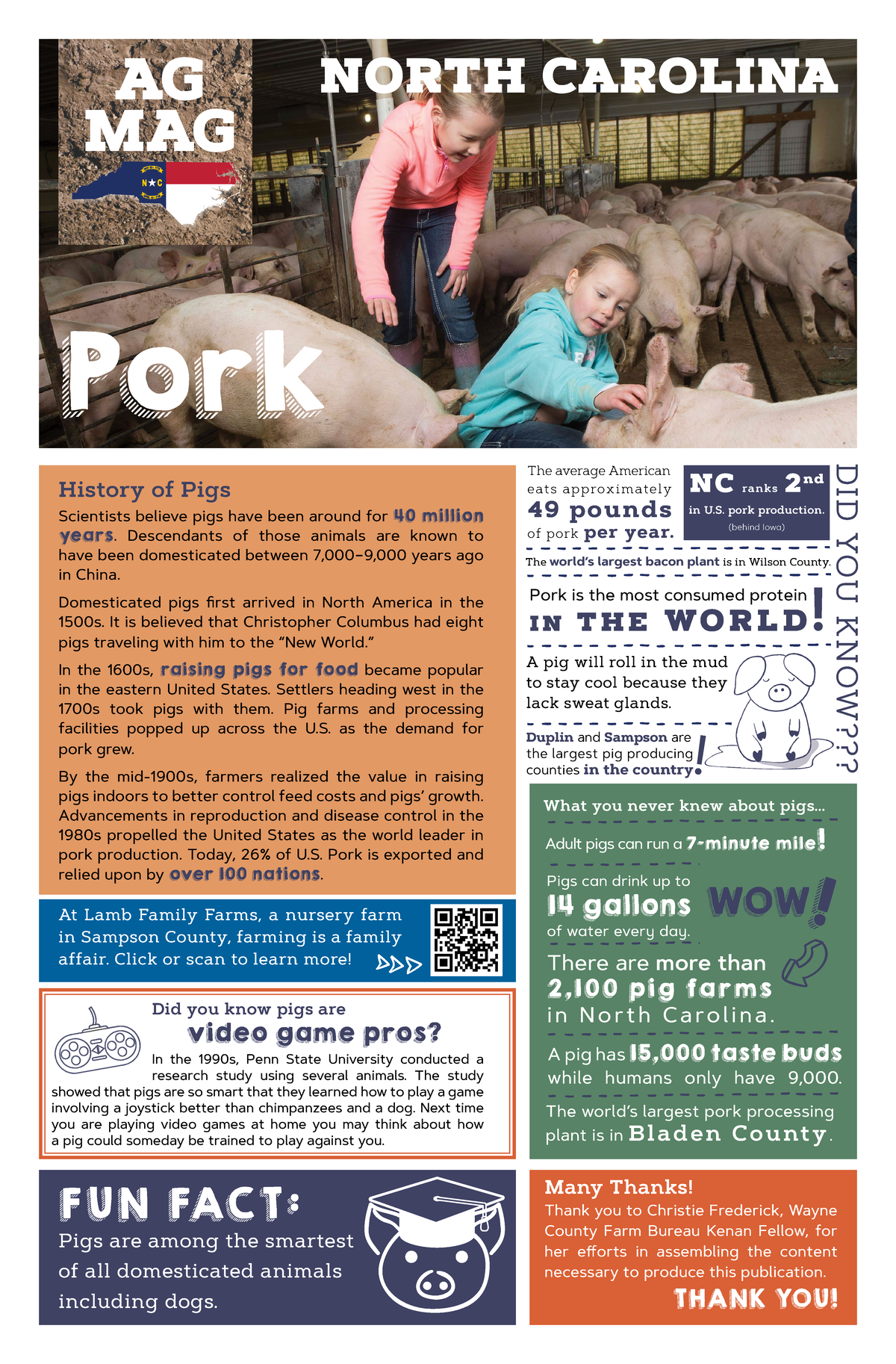 Ag-mag-pork - blah - Pork AG NORTH CAROLINA MAG Pigs are among the ...