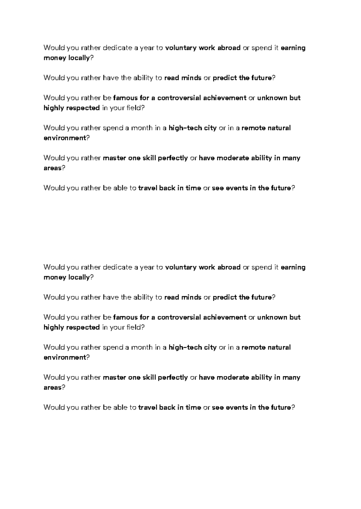 Adjectives Vocabulary for Decision-Making Scenarios (ENG 101) - Studocu