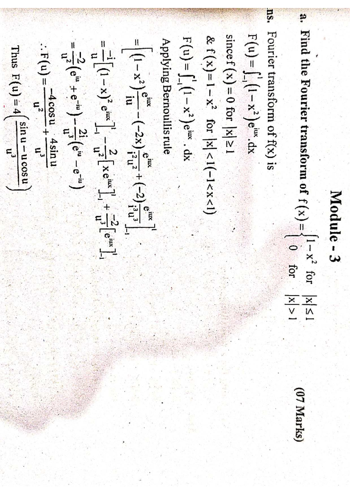 Module 3: Fourier Transforms and Z Transforms - Exam Preparation Notes ...