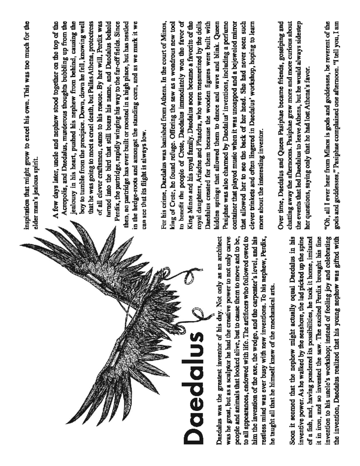 Daedalus and Icarus: A Myth of Ambition and Tragedy - Studocu