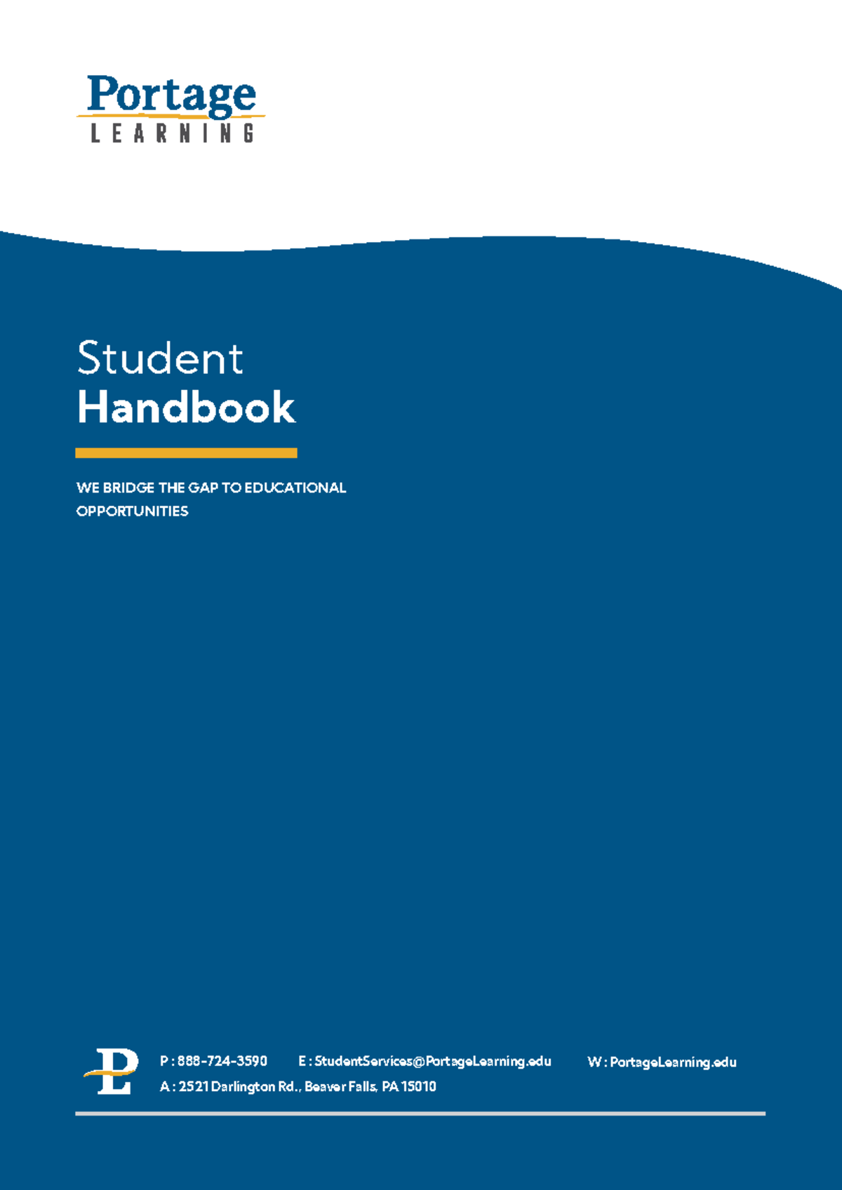 Portage Learning Student Handbook: Your Guide to Success and Resources ...