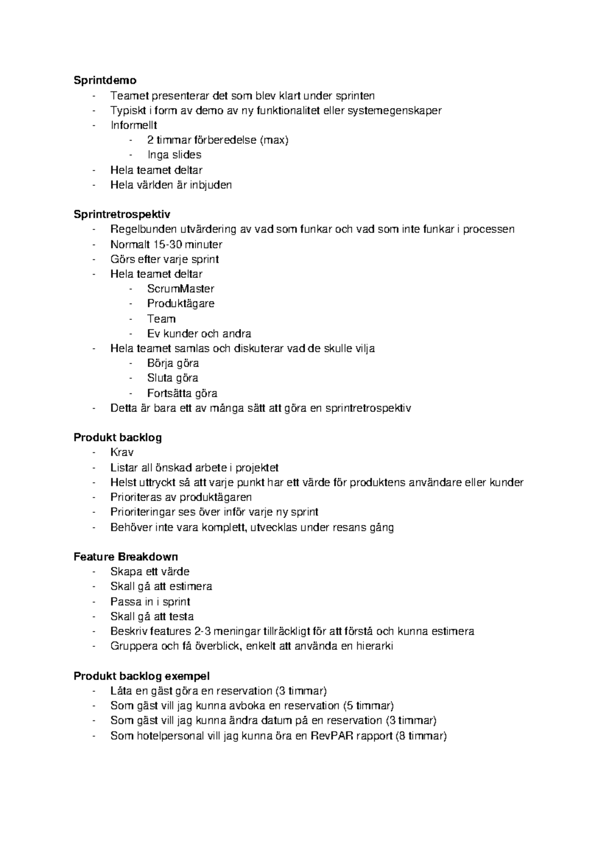Praktisk Projektledning - SU-pages-2 - Sprintdemo - Teamet presenterar ...
