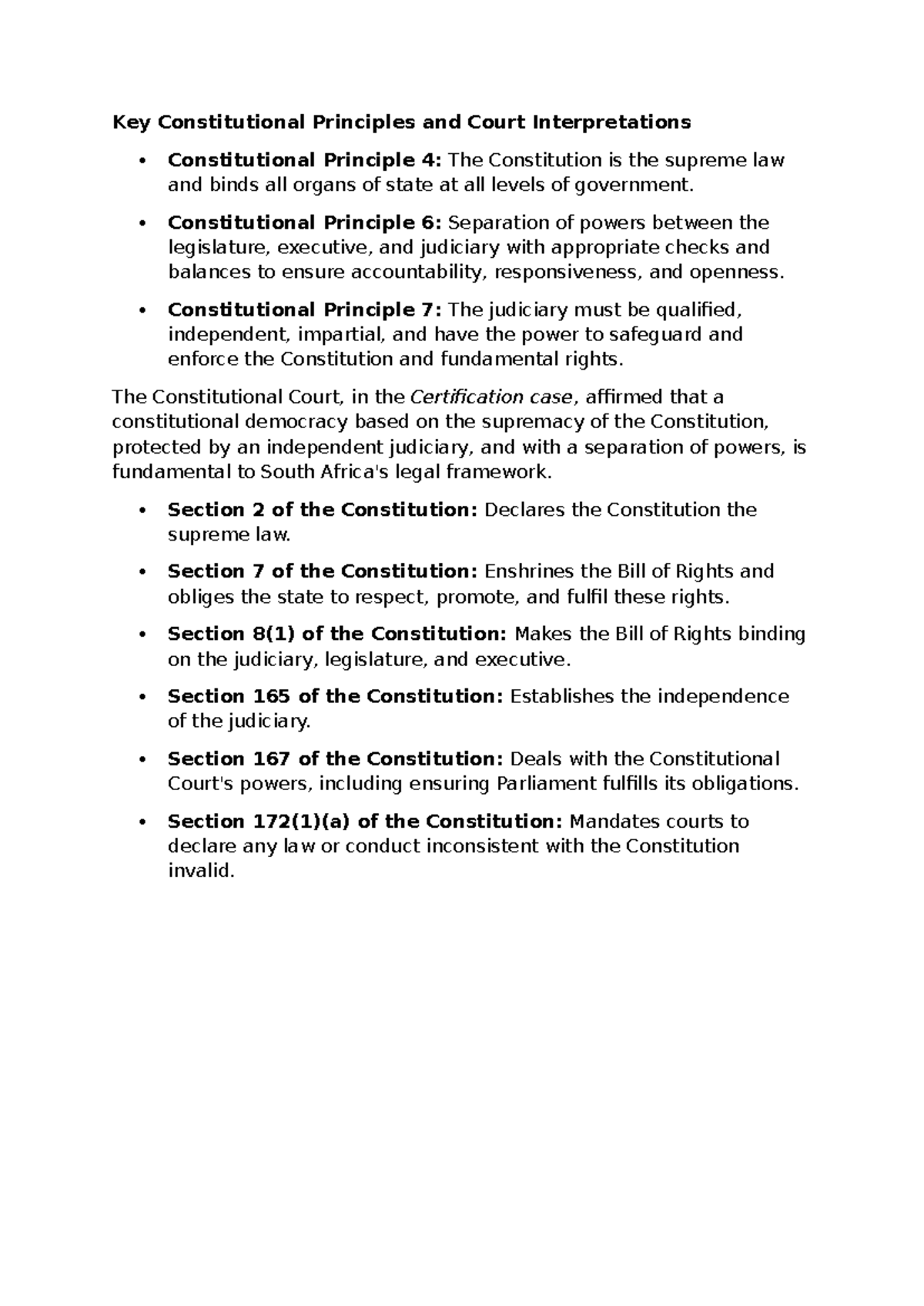 Constitutional Law Overview: Key Principles & Court Interpretations ...