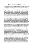 [Solved] how does Dickens present the theme of family in A Christmas ...