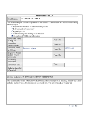 Electrical Report - THE BUNGOMA NATIONAL POLYTECHNIC ORGANIZATION NAME ...