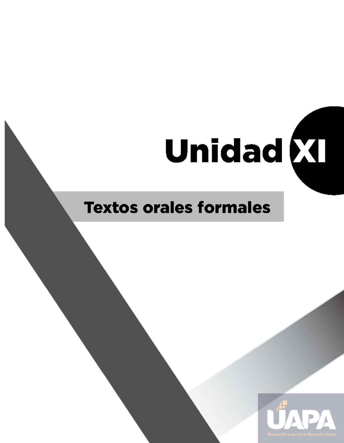 Estudio de Textos Orales Formales - Unidad XI (Español) - Studocu