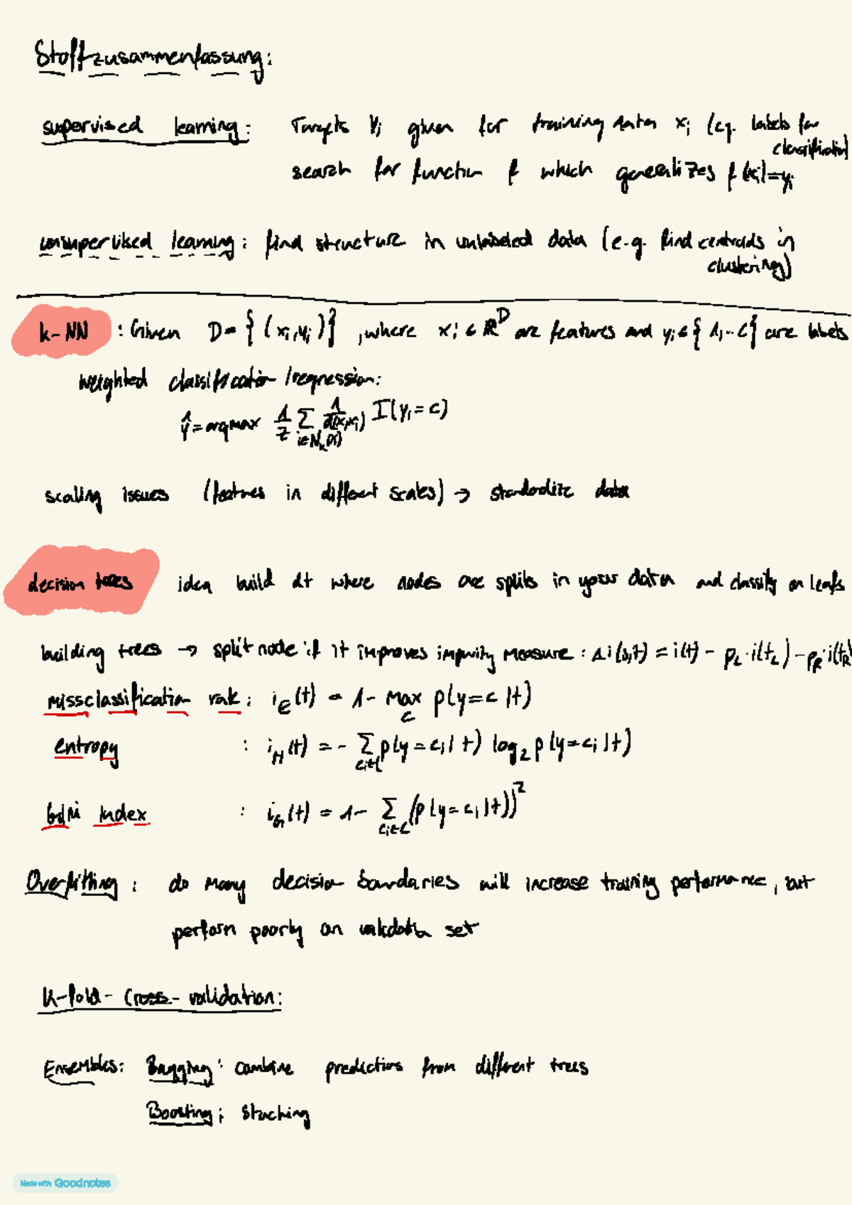 ML Comprehension: Sparse ML Summary and Unsupervised Learning ...