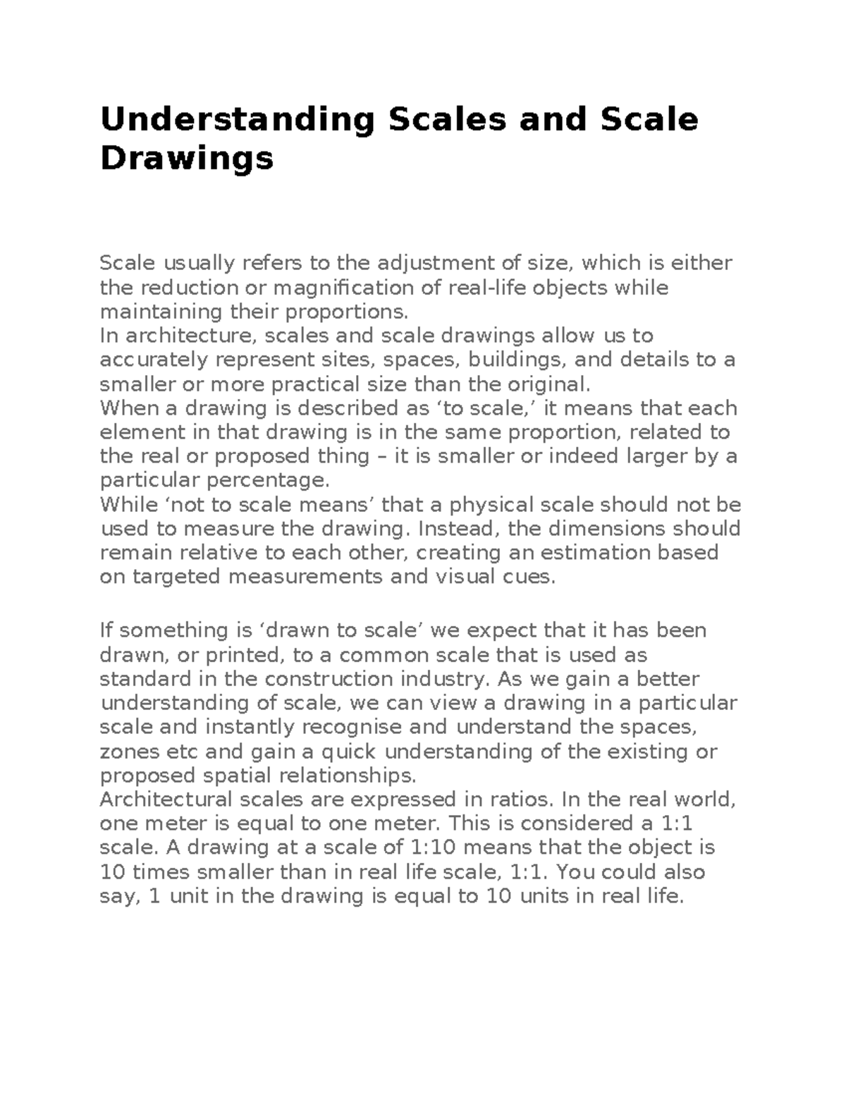 **Floor Plan - Comprehensive Guide to Scales and Design Principles ...