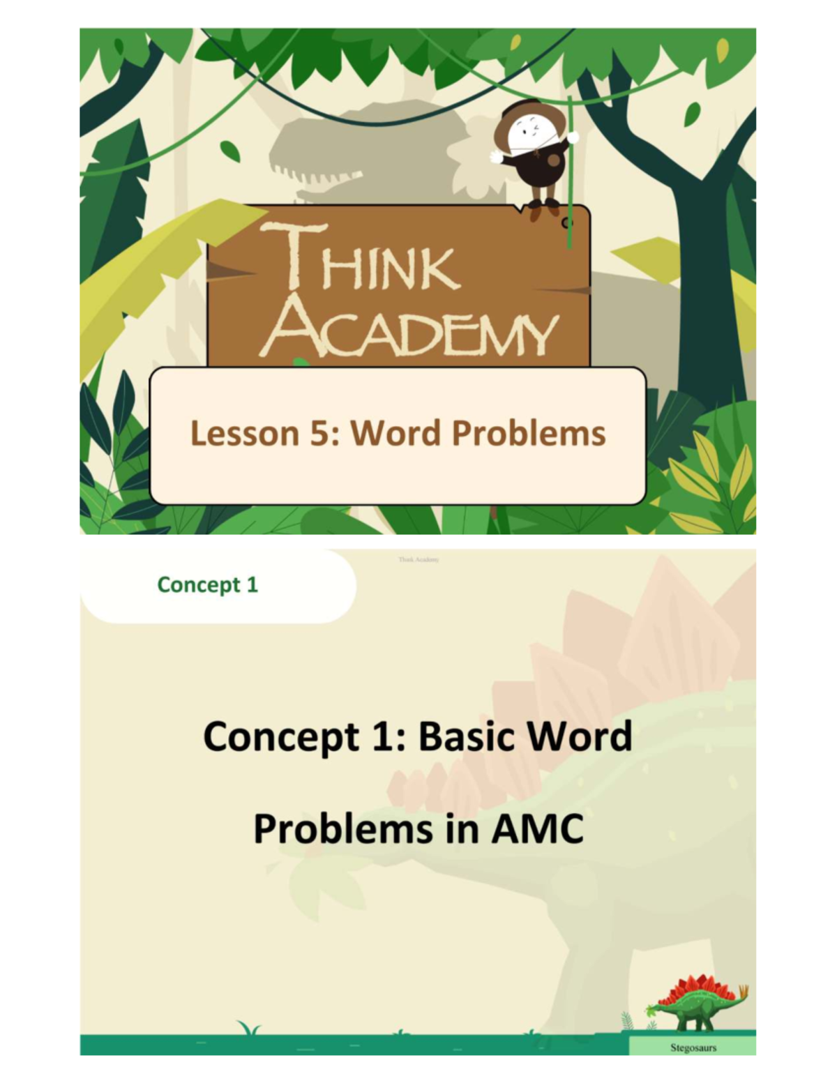 AMC 10 HS Camp Lesson 5: Word Problems and Solutions - Studocu