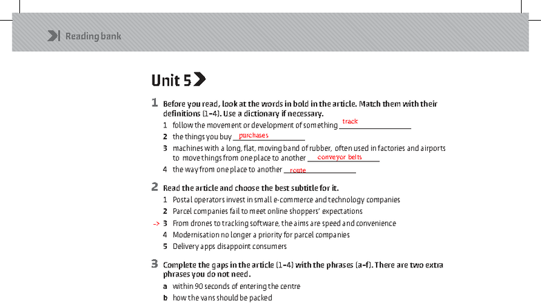 Reading u5 - đọc unit 5 - 166 Reading bank Unit 5 1 Before you read ...