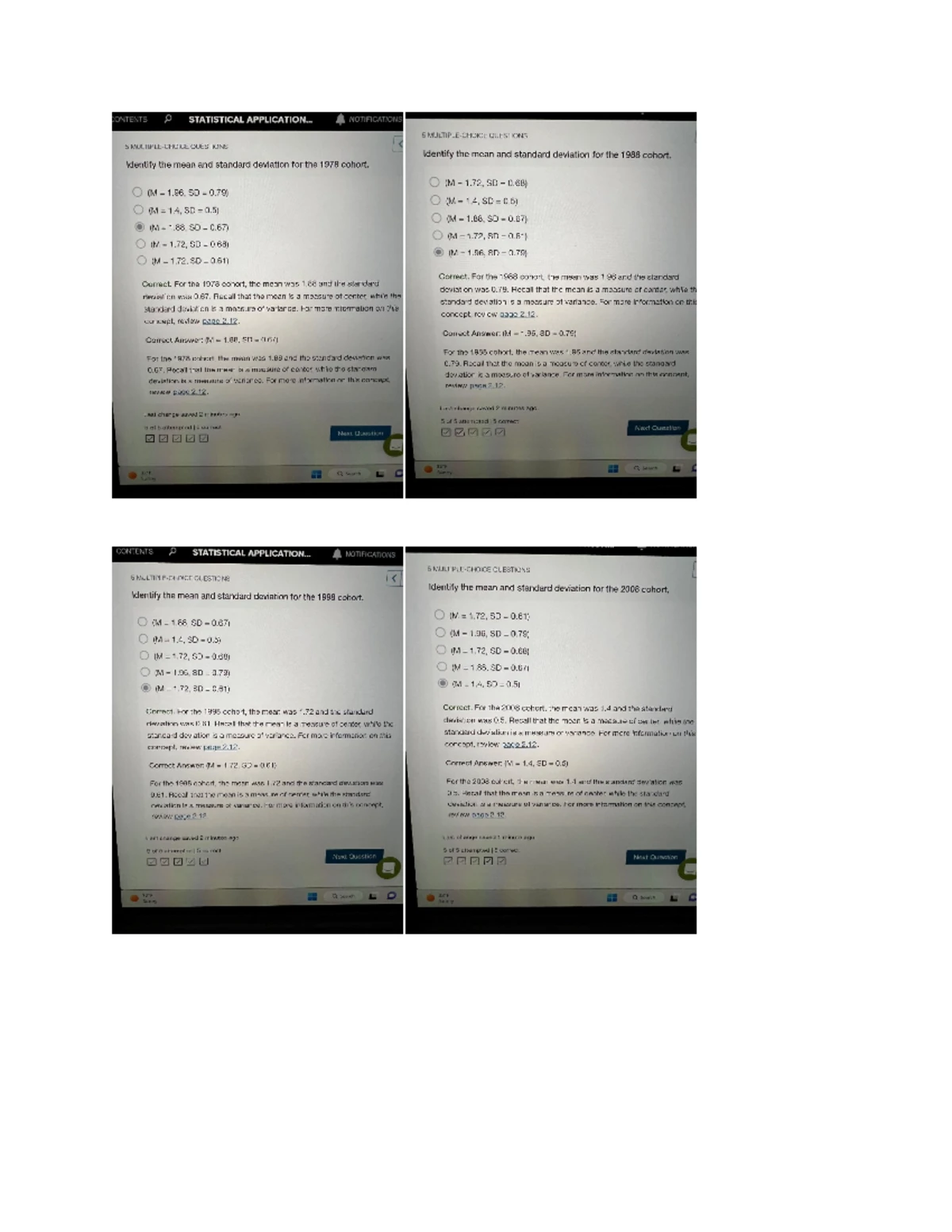 Anova Quiz Soomo psy 260 - 5 Multiple-Choice Questions Which statement summarizes the overall ...