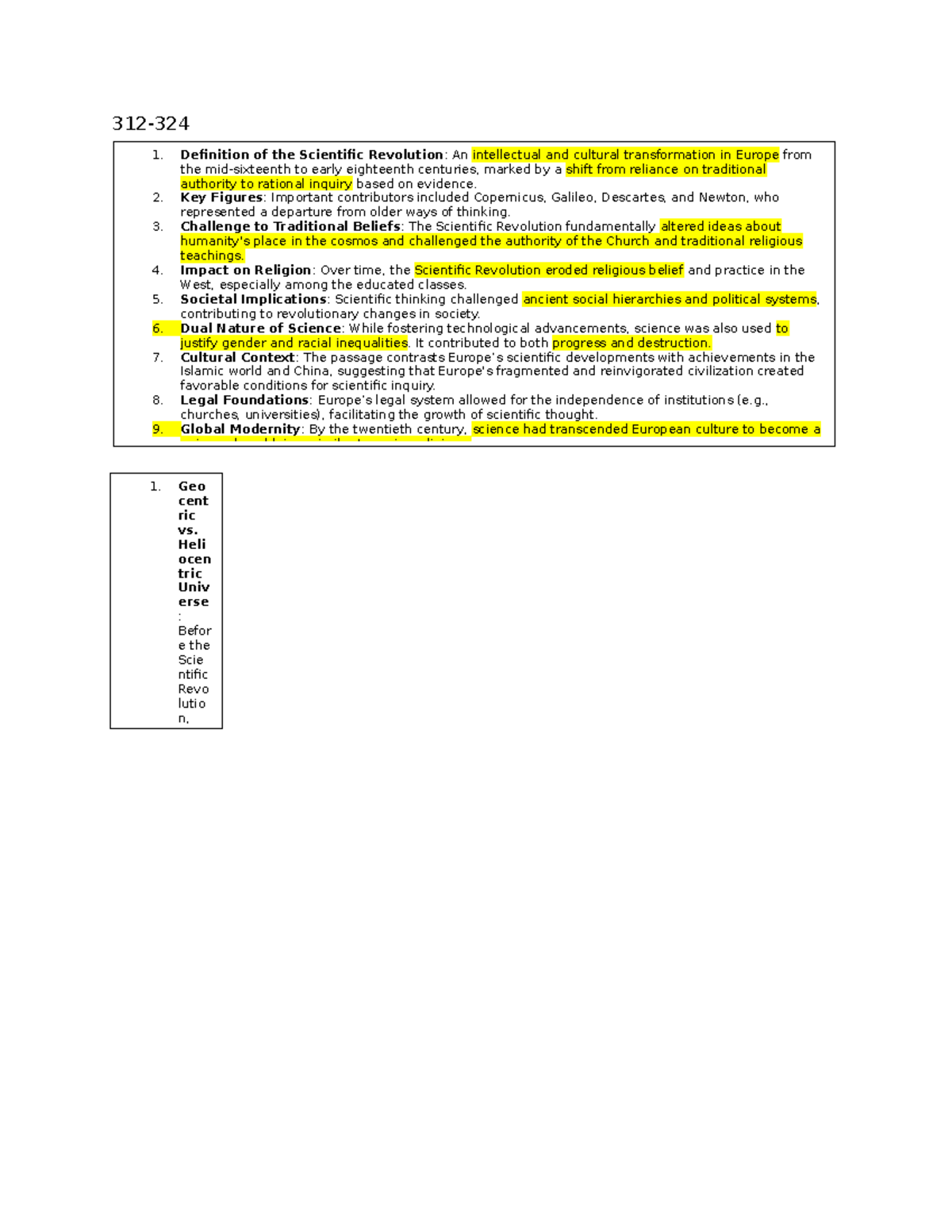 AP History: PG 312-324 – Exploring the Scientific Revolution's Impact ...