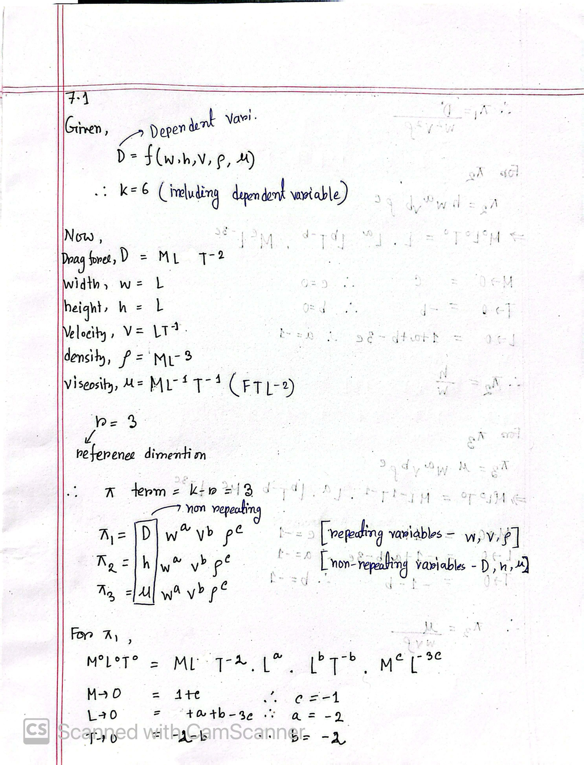 Cee 211 Chapter 7: Dependent Variables and Drag Force Notes - Studocu