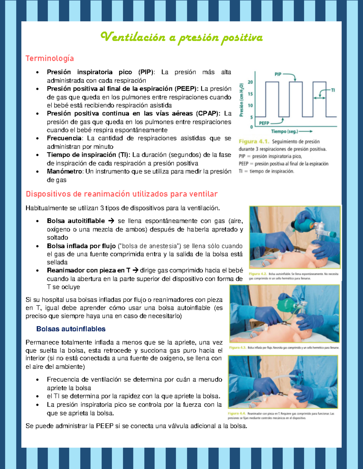 4. VPP - Resumen sobre Ventilación y Reanimación Neonatal - Studocu