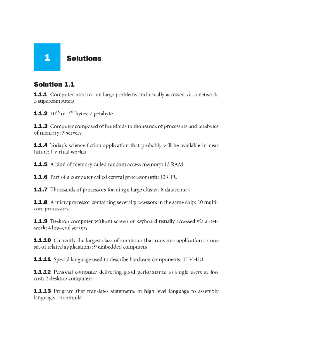 CS101 Solutions Manual: Computer Organization & Design 4th Ed. - Studocu