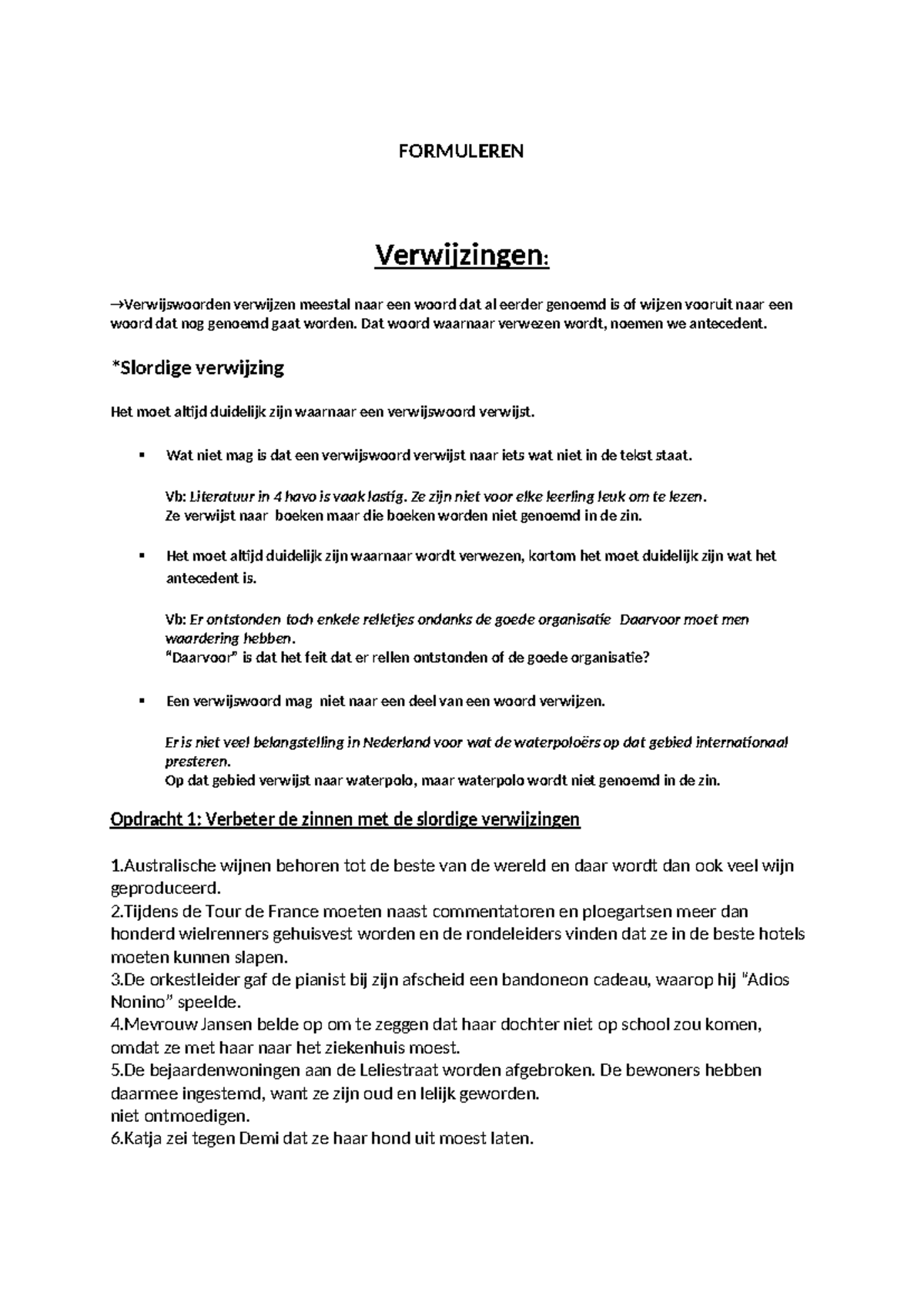 Onjuiste Verwijzingen Oplossingen: Verbeteringen en Voorbeelden ...