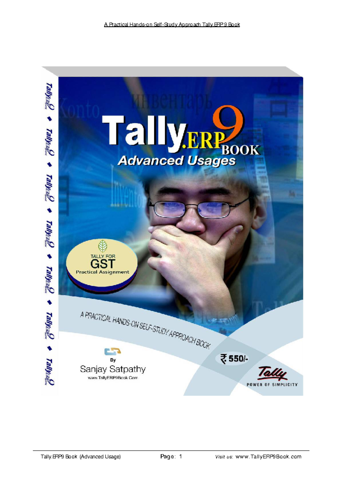Tally.ERP 9 Book: Advanced Usage Guide for Effective Accounting - Studocu