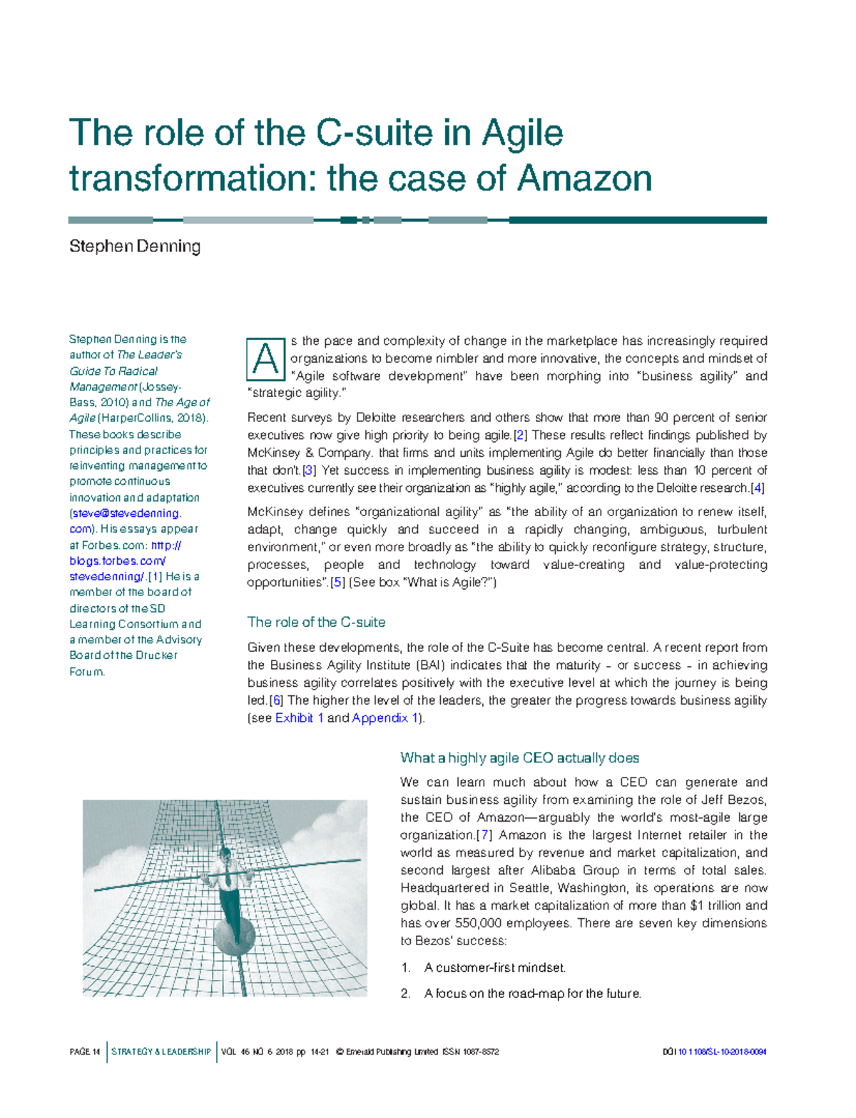 Amazon's Agile Management: Insights into C-Suite Success and Leadership ...